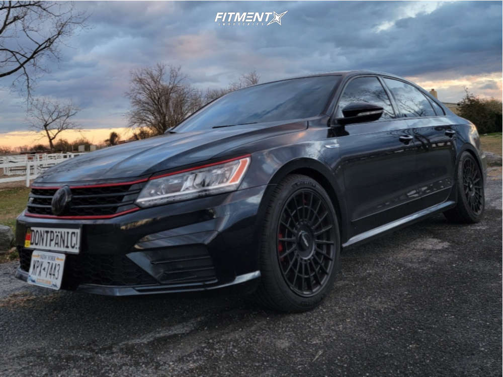 2018 Volkswagen Passat GT with 19x8.5 Rotiform LAS-R and Michelin ...