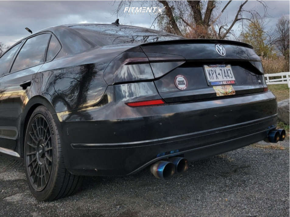 2018 Volkswagen Passat GT with 19x8.5 Rotiform LAS-R and Michelin ...