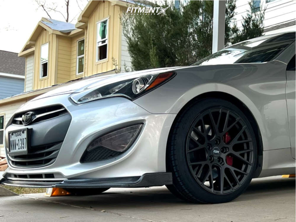 2016 Hyundai Genesis Coupe 3.8 Ultimate with 19x9.5 ESR Rf11 and ...