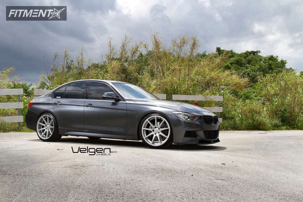 2014 BMW 335i Base with 20x9 Velgen Vmb9 and Delinte 245x35 on Lowered ...