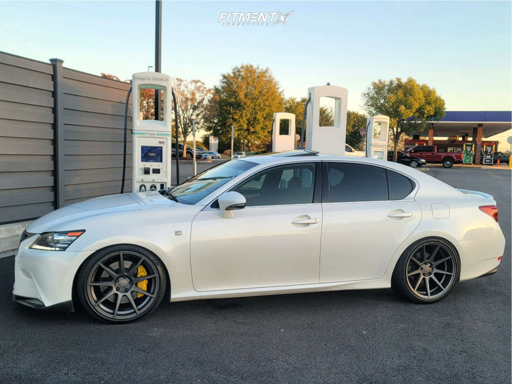2013 Lexus GS350 F Sport with 20x9 Velgen Vmb9 and Lexani 245x35 on ...