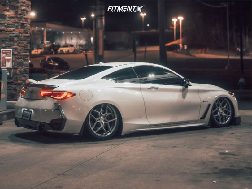 2019 INFINITI Q60 Red Sport 400 with 20x9 Rohana Rfx11 and Kumho 255x35 ...