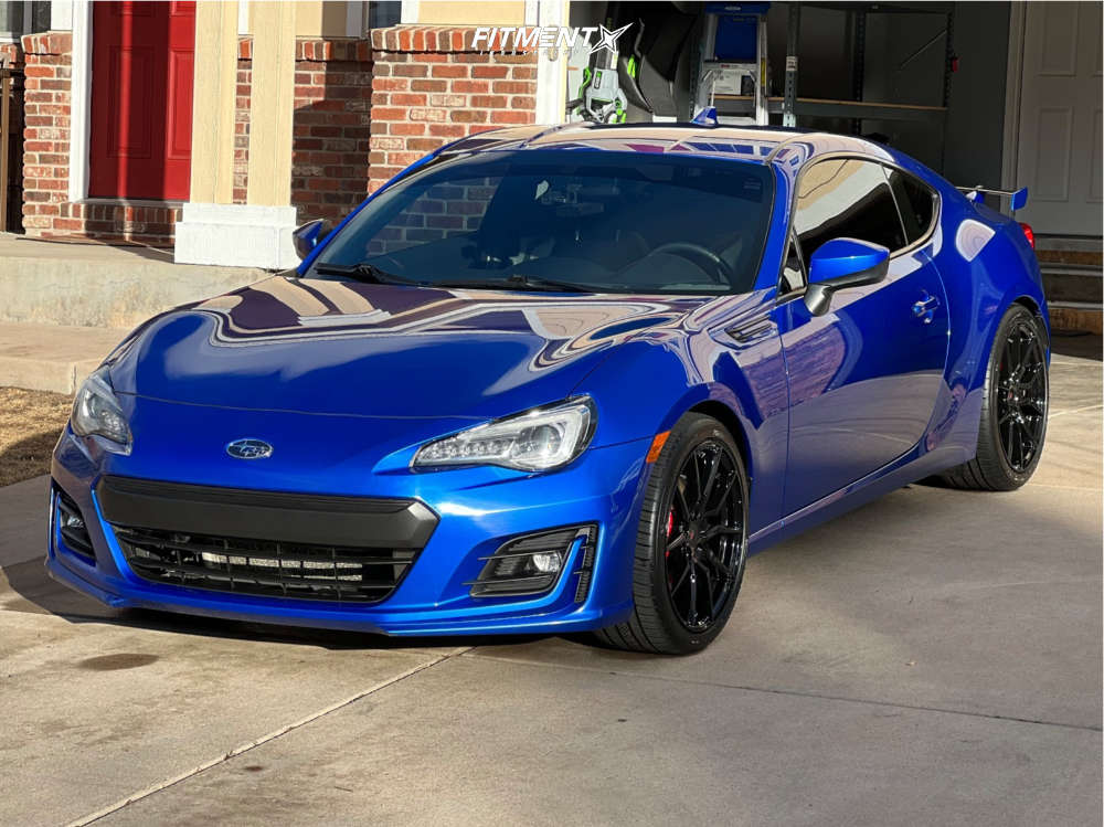 2019 Subaru BRZ Limited with 18x8.5 Option Lab R716 and Michelin 245x35 ...