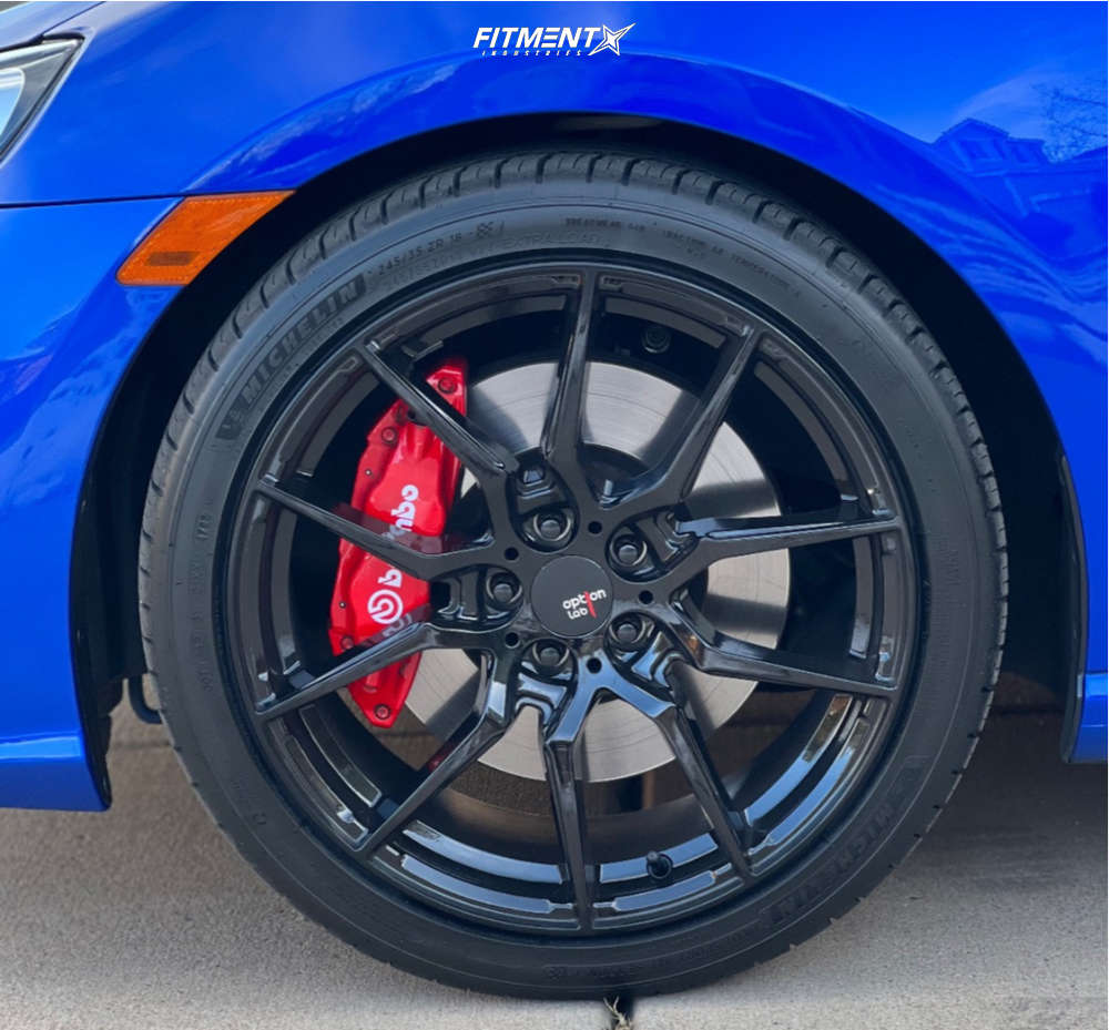 2019 Subaru BRZ Limited with 18x8.5 Option Lab R716 and Michelin 245x35 ...