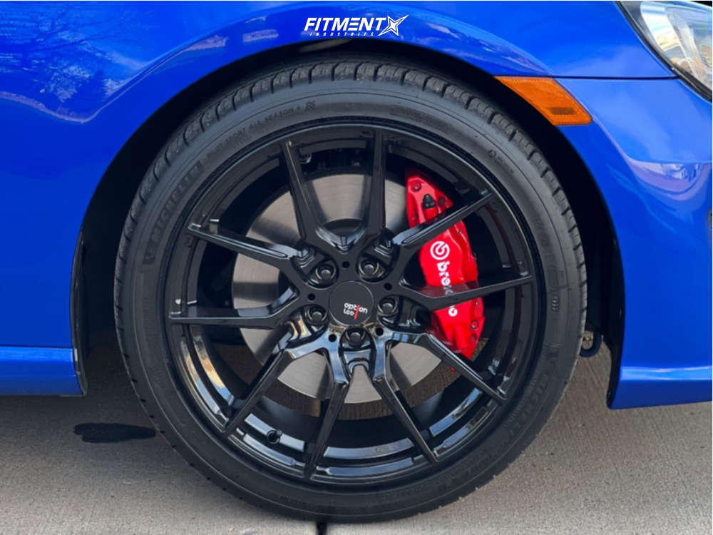 2019 Subaru BRZ Limited with 18x8.5 Option Lab R716 and Michelin 245x35 ...