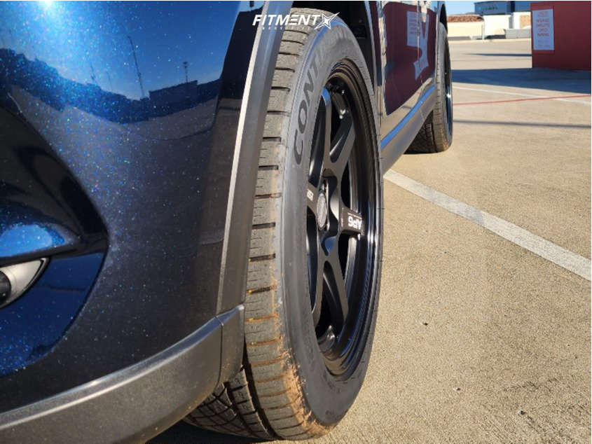 2021 Mazda CX-5 Grand Touring with 19x8.5 ESR Ap6 and Continental 245x50 on Stock Suspension ...