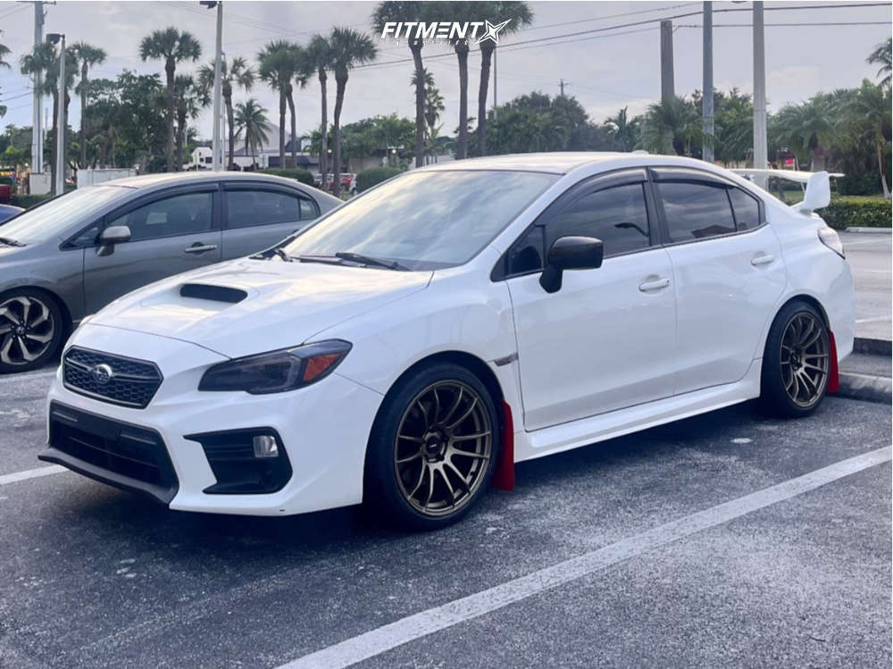 2018 Subaru WRX Base with 18x9.5 AVID1 AV20 and Vercelli 255x35 on ...