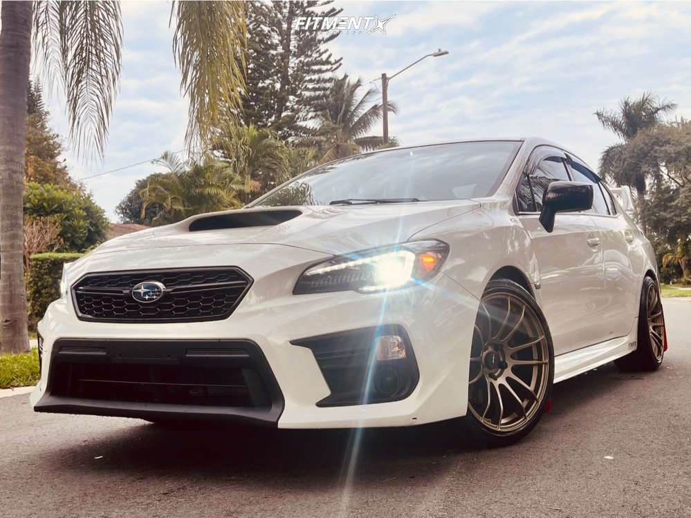 2018 Subaru WRX Base with 18x9.5 AVID1 AV20 and Vercelli 255x35 on ...