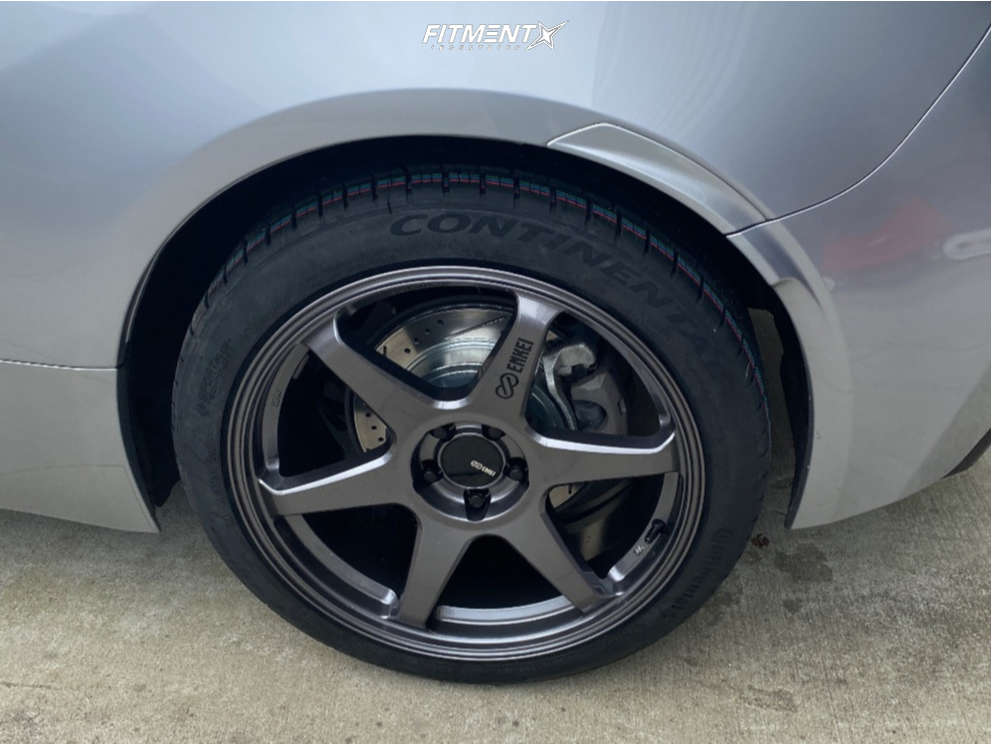 2022 Toyota GR86 Premium with 18x8.5 Enkei T6r and Continental 235x40 on Stock Suspension ...