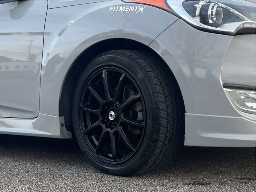2013 Hyundai Veloster Base with 17x7 Konig Control and Vercelli 215x45 ...