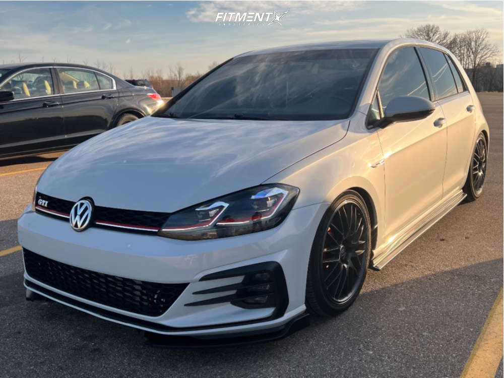 2018 Volkswagen GTI S with 18x8 Enkei Ekm3 and Hankook 225x40 on ...