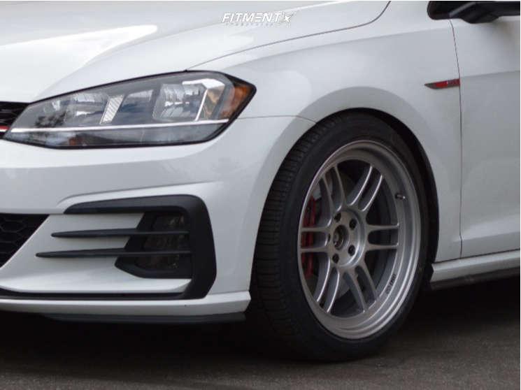 2021 Volkswagen GTI S with 18x9 Enkei Rpf1 and Falken 235x40 on ...