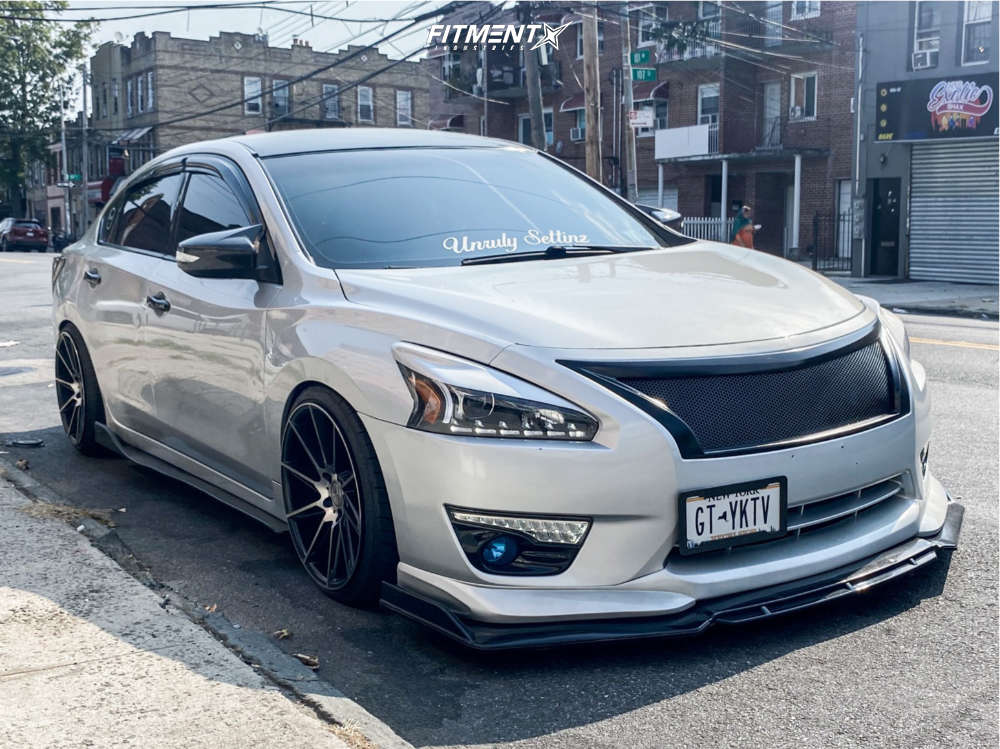 2013 Nissan Altima S with 19x9.5 Verde Quantum and Federal 225x35 on ...