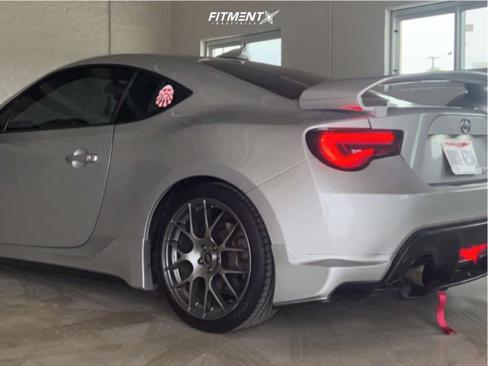 2013 Scion FR-S Base with 18x9.5 Enkei Raijin and Continental 245x35 on ...