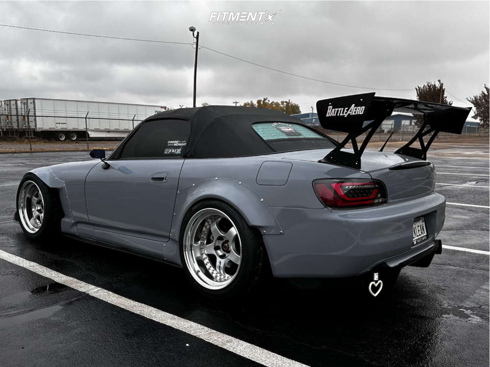 2002 Honda S2000 Base with 18x9.5 Work Meister S1 3p and Toyo Tires ...
