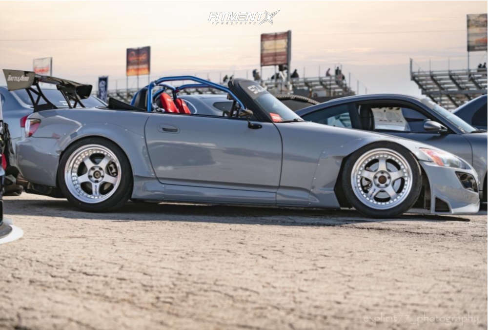 2002 Honda S2000 Base with 18x9.5 Work Meister S1 3p and Toyo Tires ...