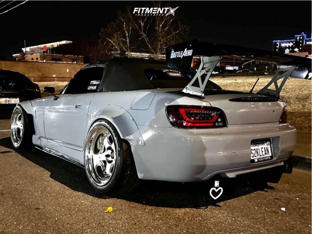 2002 Honda S2000 Base with 18x9.5 Work Meister S1 3p and Toyo Tires ...