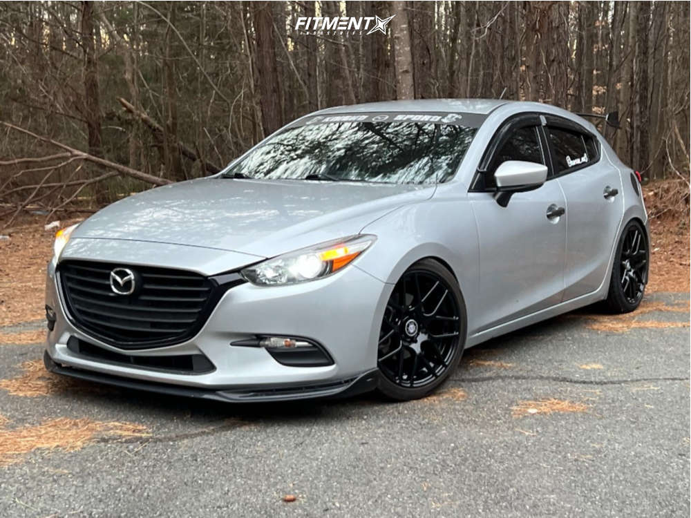 2017 Mazda 3 Touring with 18x9 Curva C7 and Westlake 215x45 on ...