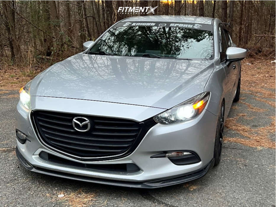 2017 Mazda 3 Touring with 18x9 Curva C7 and Westlake 215x45 on ...