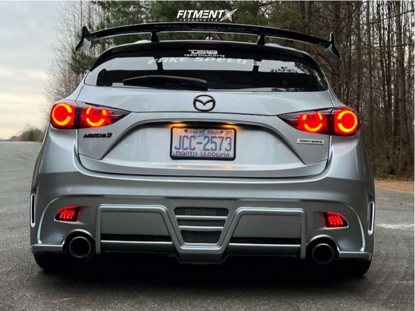 2017 Mazda 3 Touring with 18x9 Curva C7 and Westlake 215x45 on ...