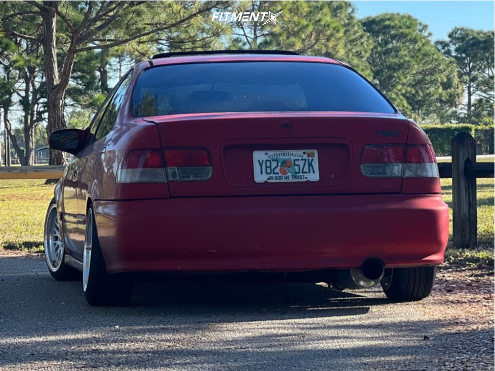 1999 Honda Civic EX with 15x8 MST Mt10 and Toyo Tires 195x45 on ...