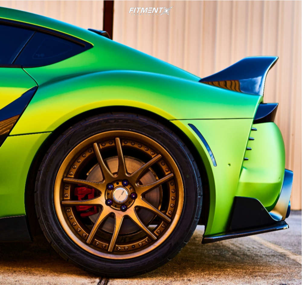 2021 Toyota GR Supra Premium with 19x9.5 Work Emotion Cr 3p and Nitto ...