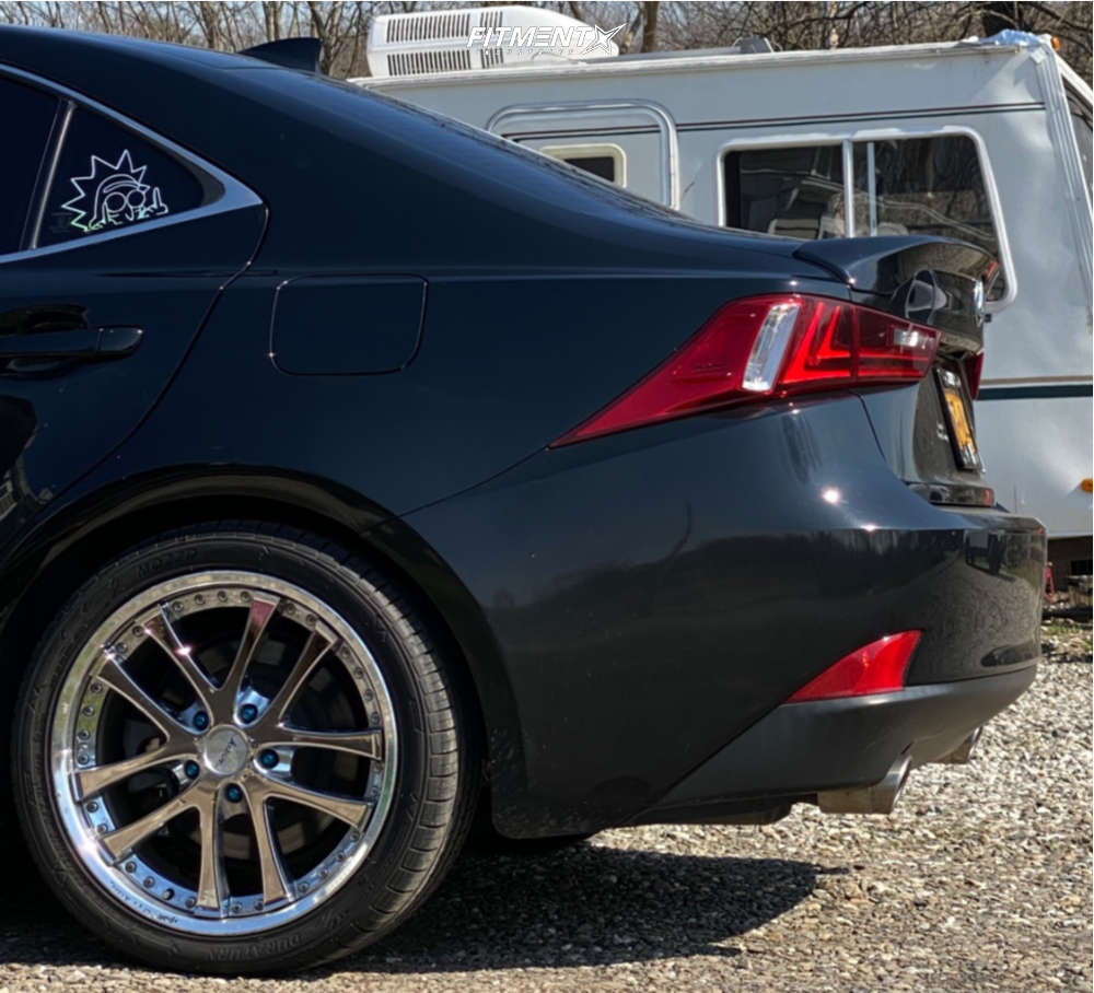 2016 Lexus IS300 Base with 18x8 Weds Lxz and Michelin 225x40 on Stock ...