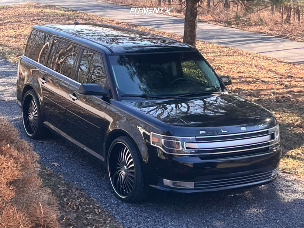 2015 Ford Flex Limited with 24x9 Elure 33 and Road One 255x30 on Stock ...