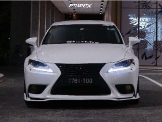 2014 Lexus IS250 Base with 18x8 Niche Misano and Continental 235x40 on ...