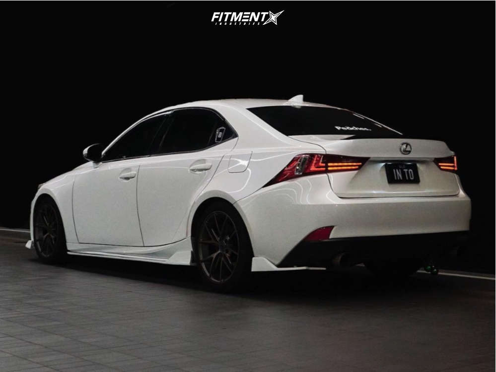 2014 Lexus IS250 Base with 18x8 Niche Misano and Continental 235x40 on ...