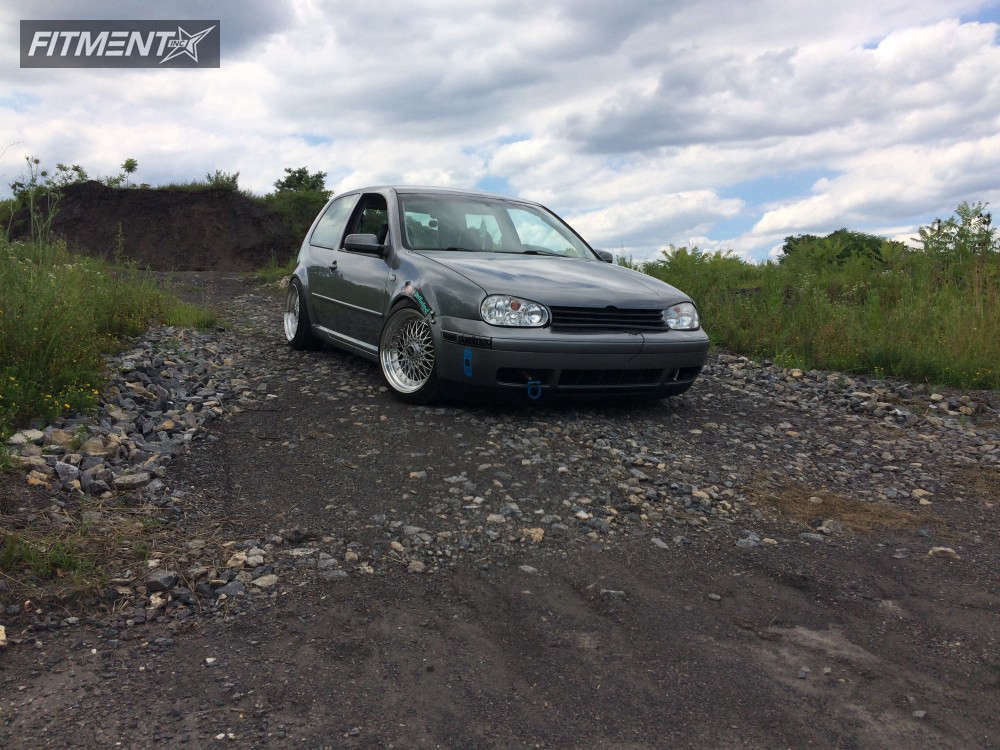 2003 Volkswagen Golf GL with 17x9.5 ESR Sr01 and Federal 215x45 on ...