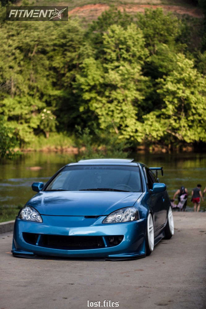 2003 Acura RSX Type-S with 18x9 Cosmis Racing S5r and Accelera 205x40 ...