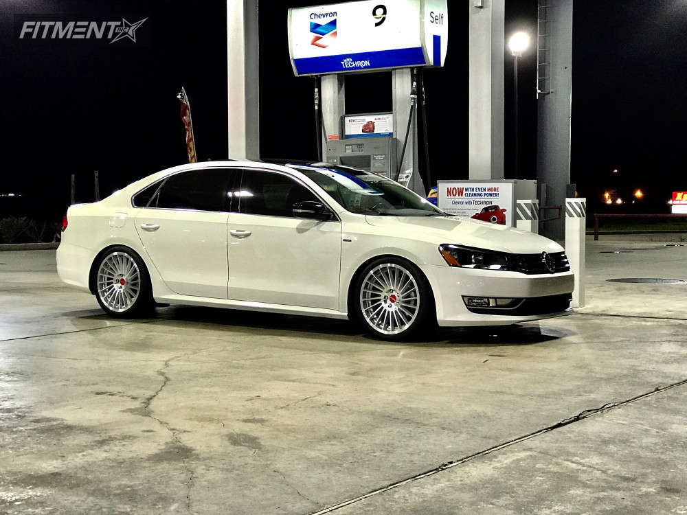 2015 Volkswagen Passat SE with 19x8.5 Rotiform Ind-t and Continental ...