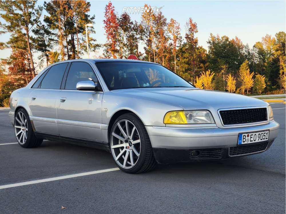2001 Audi S8 Base with 20x10 VMR V702 and Pirelli 255x35 on Stock Suspension | 2538848 | Fitment ...