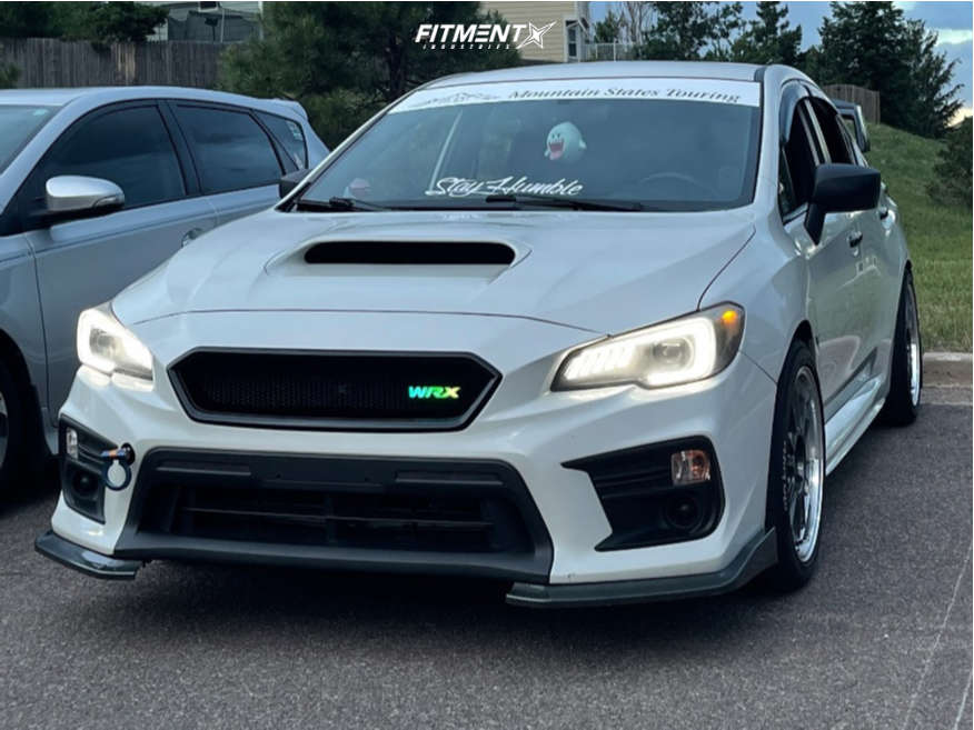 2018 Subaru WRX Base with 18x9.5 Konig Hypergram and Nitto 255x40 on ...