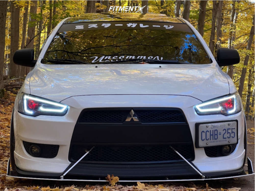 2014 Mitsubishi Lancer SE with 18x9.5 ESR Cs12 and Nankang 225x40 on ...