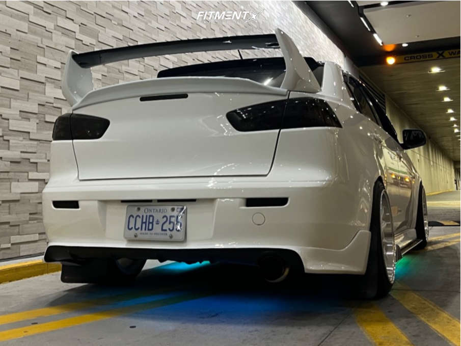 2014 Mitsubishi Lancer SE with 18x9.5 ESR Cs12 and Nankang 225x40 on ...