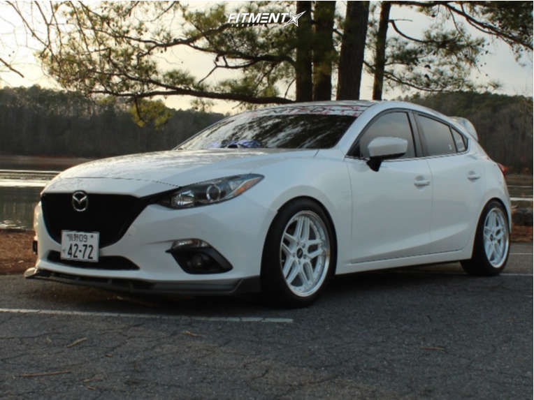 2015 Mazda 3 i Grand Touring with 18x8.5 ESR Cs15 and Cooper 225x45 on ...