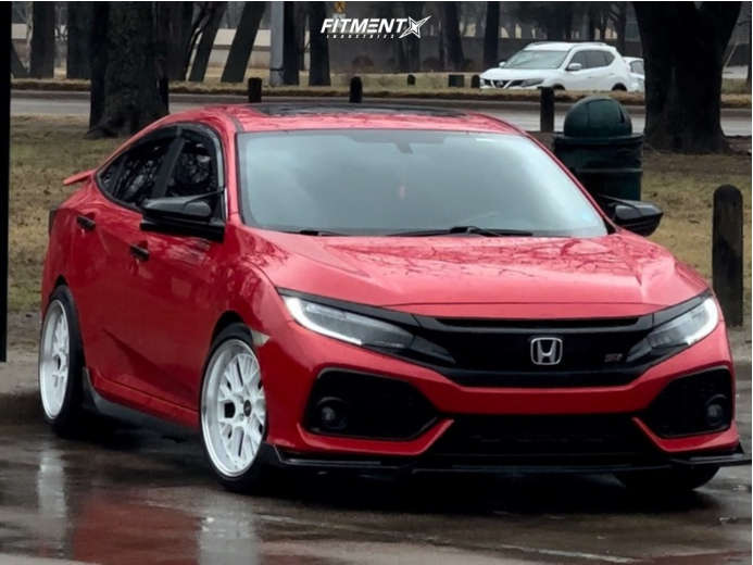 2017 Honda Civic Si with 18x9.5 ESR Cs11 and Kenda 245x40 on Stock ...