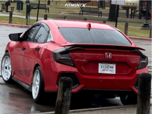 2017 Honda Civic Si with 18x9.5 ESR Cs11 and Kenda 245x40 on Stock ...
