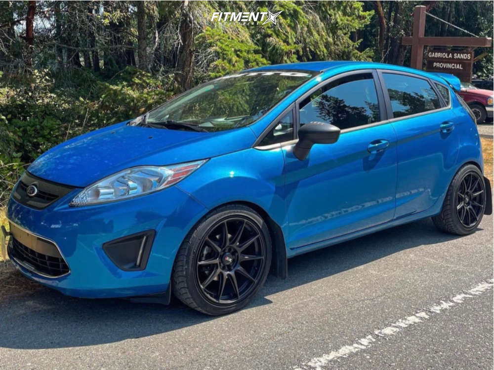 2012 Ford Fiesta SE with 17x7.5 XXR 527 and Nitto 215x40 on Lowering ...