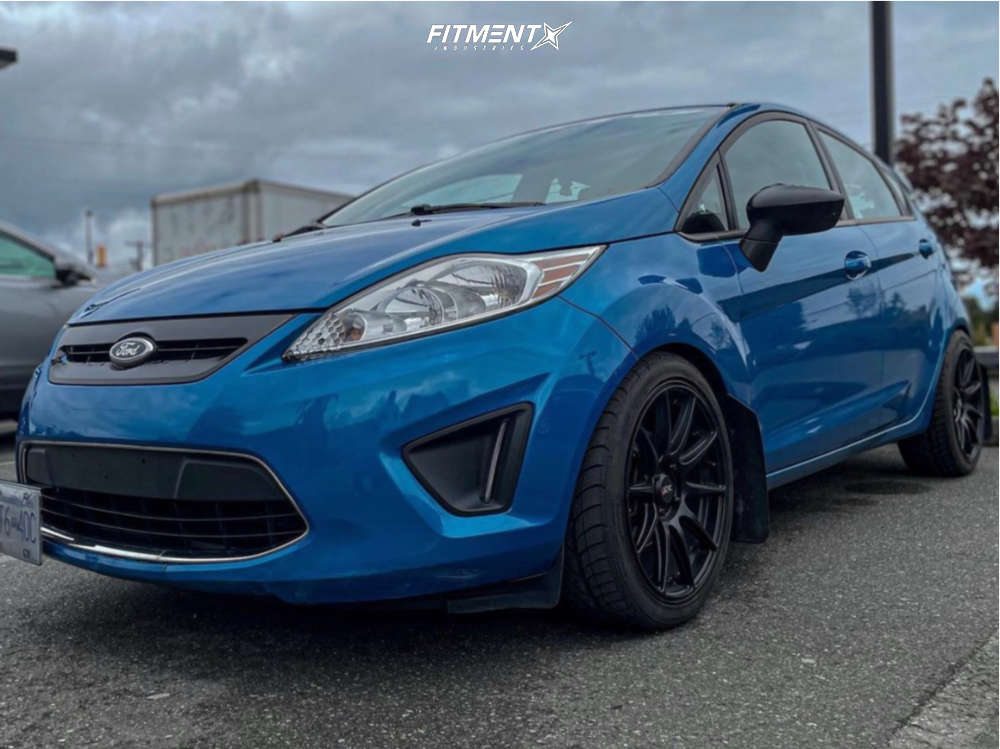 2012 Ford Fiesta SE with 17x7.5 XXR 527 and Nitto 215x40 on Lowering ...