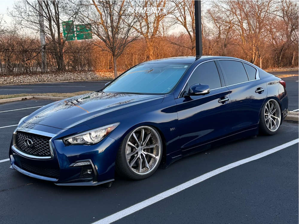 2019 INFINITI Q50 Sport with 19x9.5 Leon Hardiritt Jager and Hankook ...