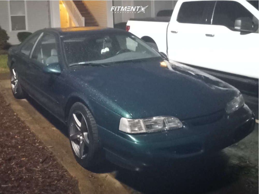 1995 Ford Thunderbird LX with 18x8.5 Option Lab R555 and Kumho 245x45 on Lowering Springs ...