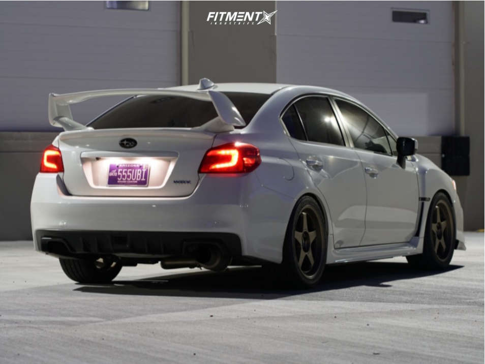 2021 Subaru WRX Base with 18x9.5 AVID1 Av42 and Road Hugger 245x45 on ...