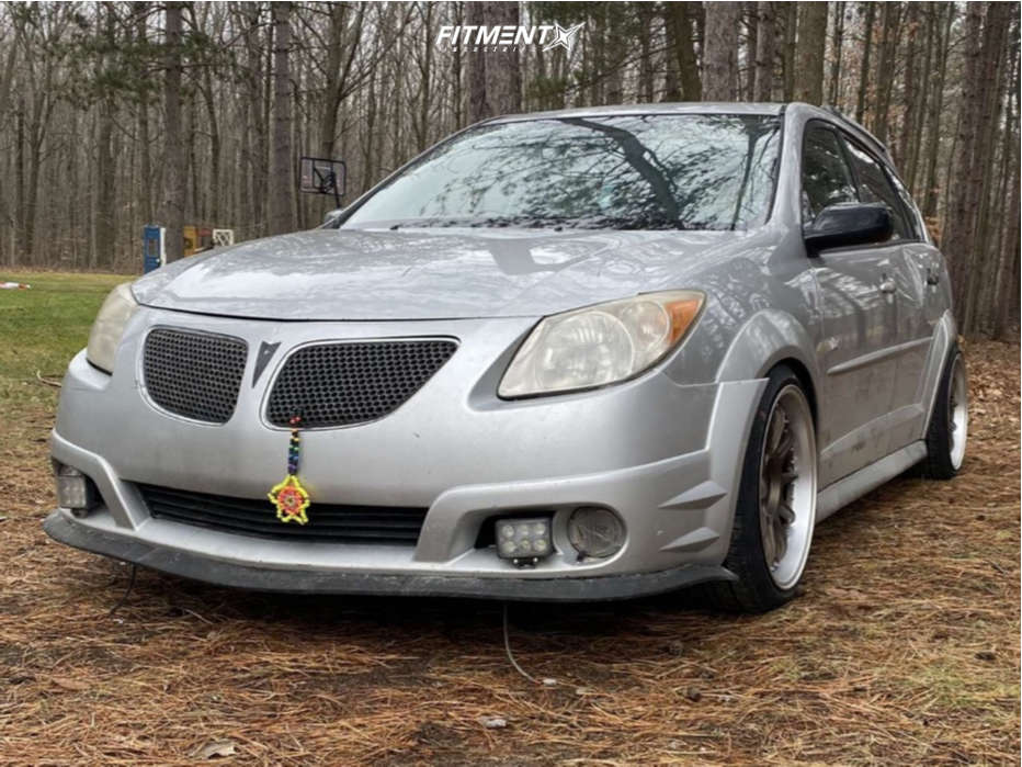 2007 Pontiac Vibe Base with 18x9.5 ESR Cs12 and Vercelli 225x40 on ...