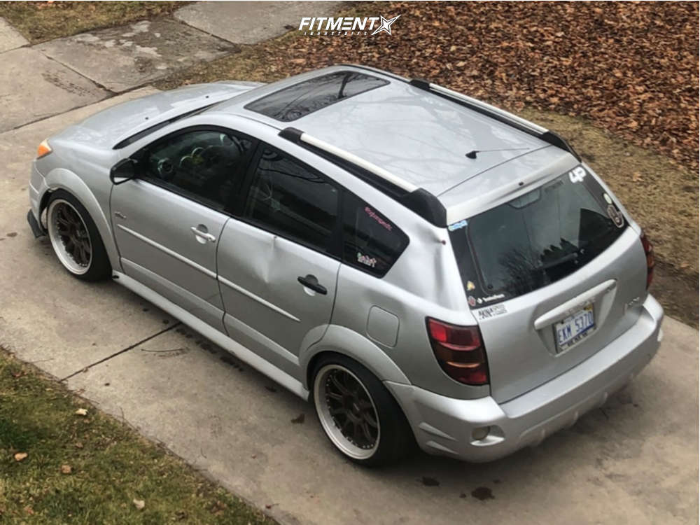 2007 Pontiac Vibe Base with 18x9.5 ESR Cs12 and Vercelli 225x40 on ...