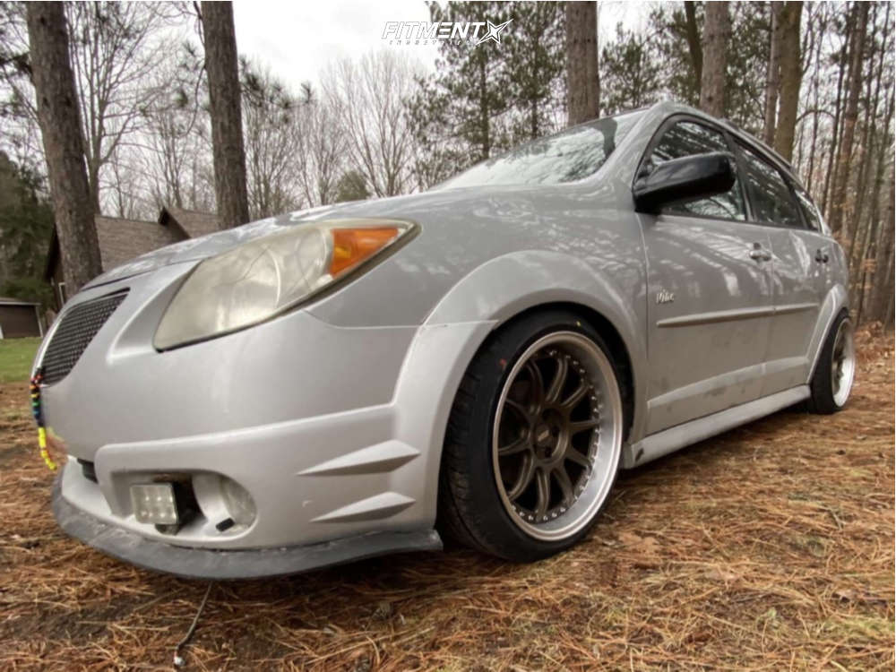 2007 Pontiac Vibe Base with 18x9.5 ESR Cs12 and Vercelli 225x40 on ...