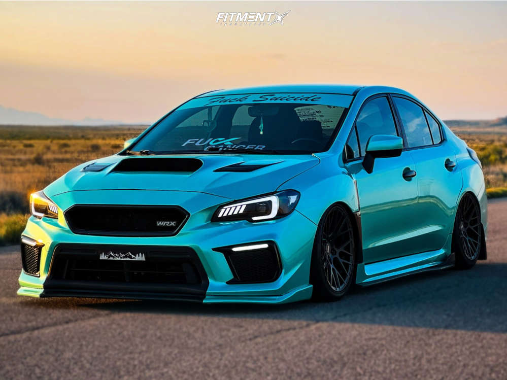 2019 Subaru WRX Base with 18x9.5 ESR Rf11 and Toyo Tires 245x40 on Air ...