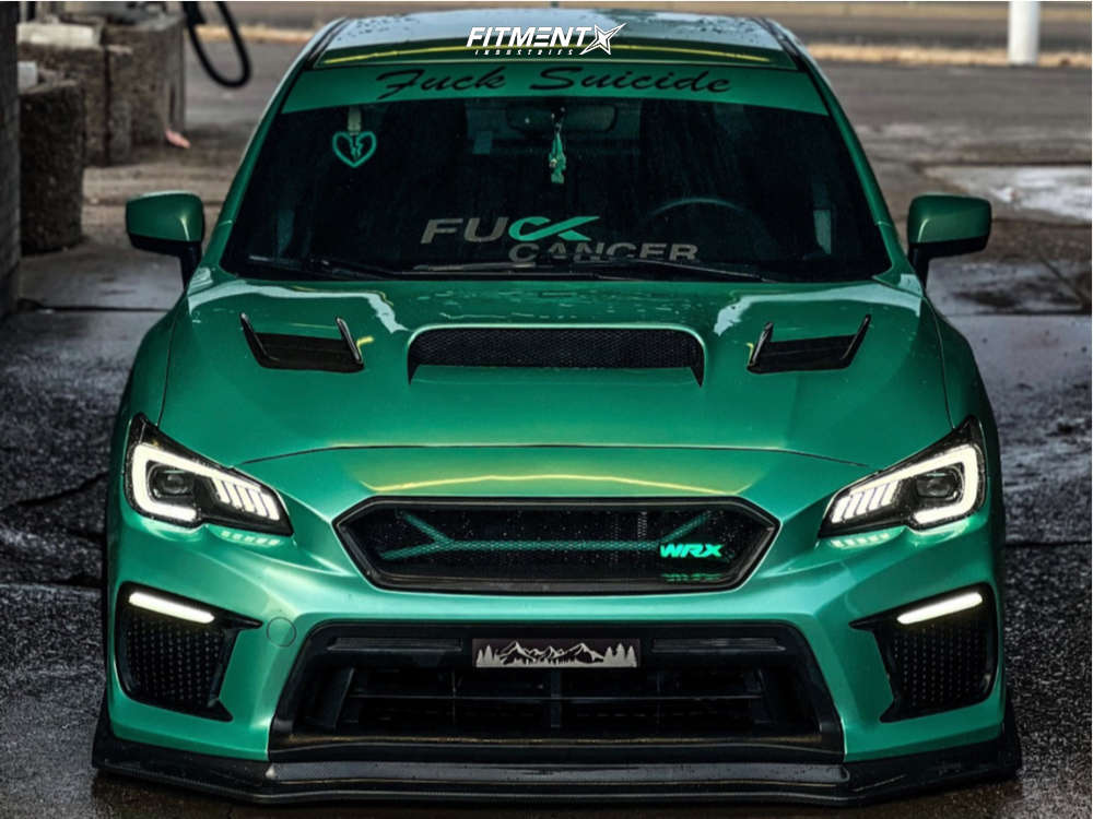 2019 Subaru WRX Base with 18x9.5 ESR Rf11 and Toyo Tires 245x40 on Air ...